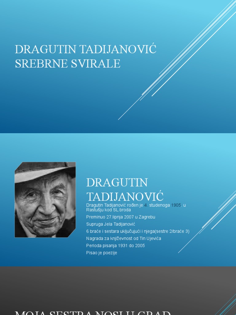 Dragutin Tadijanović | PDF
