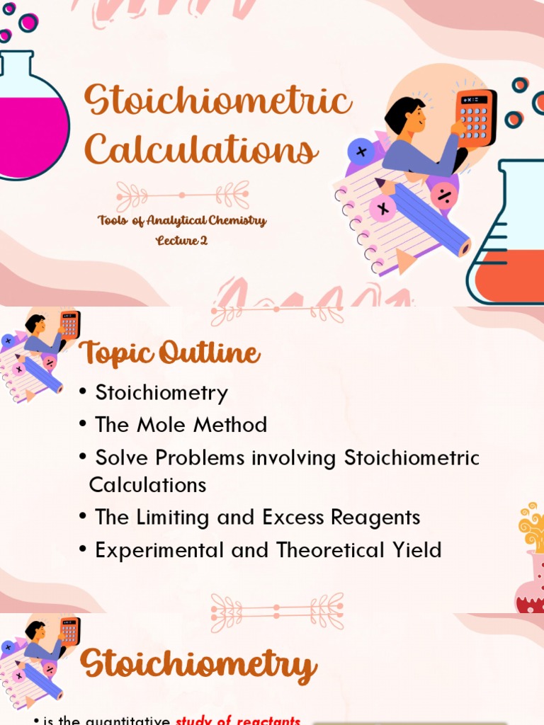CHEM2 - Week2 - Stoichiometry Part 2 PDF | PDF | Stoichiometry | Mole ...