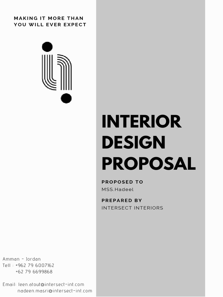 Design Proposal PDF | PDF | Design | Interior Design Design Proposal PDF | PDF | Design | Interior Design