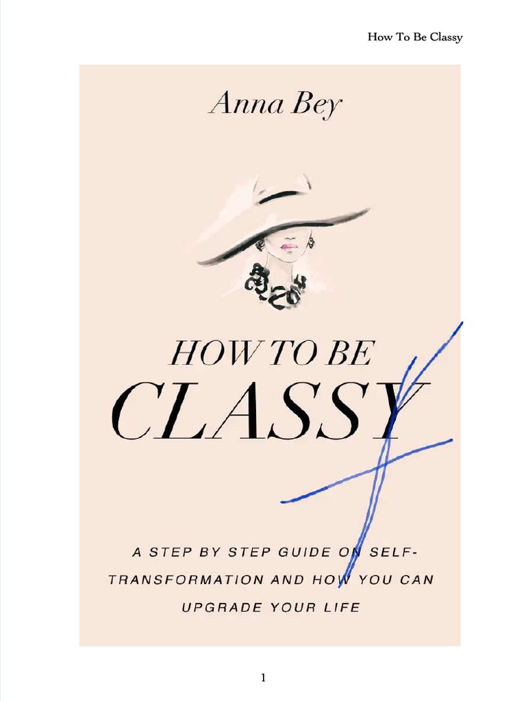 How To Be Classy PDF | PDF