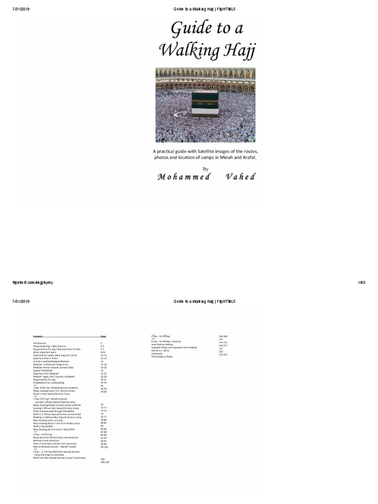 Walking Hajj Guide | PDF