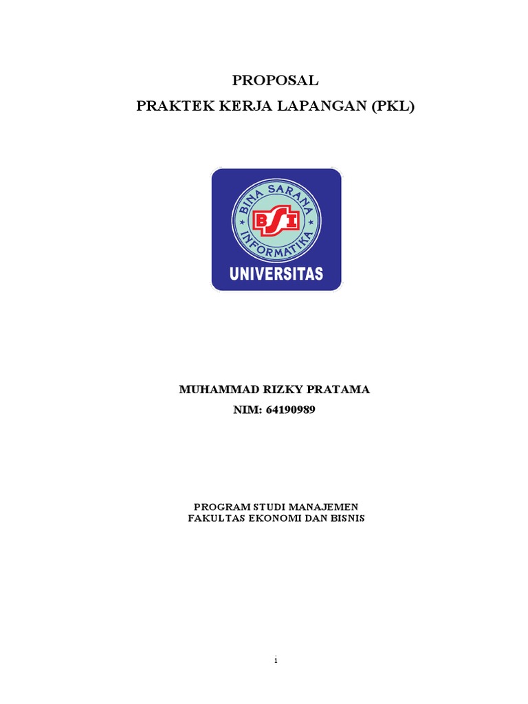 Proposal Tama UBSI 2022 | PDF