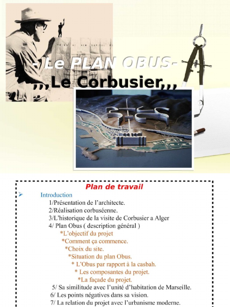 Le Plan OBUS de le Corbusier | PDF