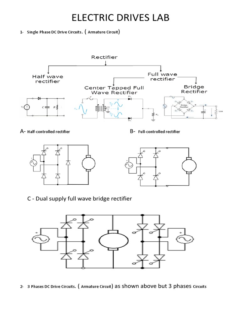 Electric Drives Lab PDF | PDF