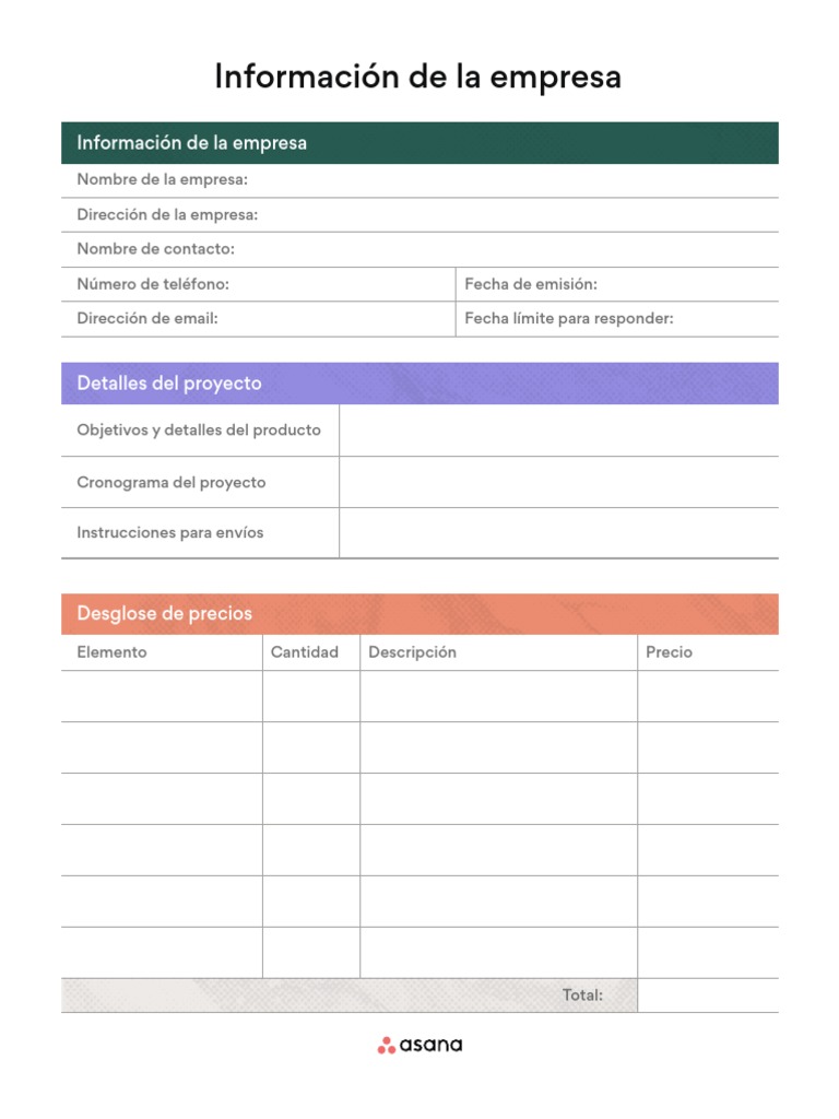RFQ Evaluation Template Es PDF | PDF