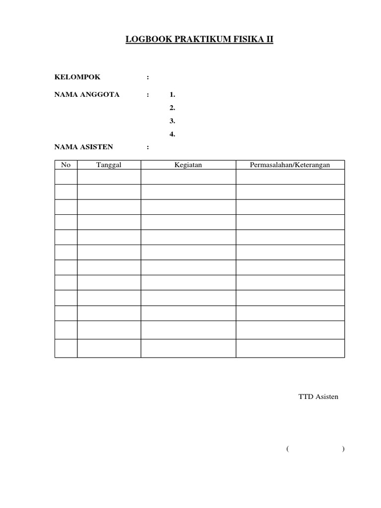 Logbook Tugas Besar 22 - 23 PDF | PDF