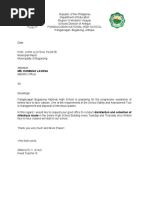 BFP Request Letter | PDF