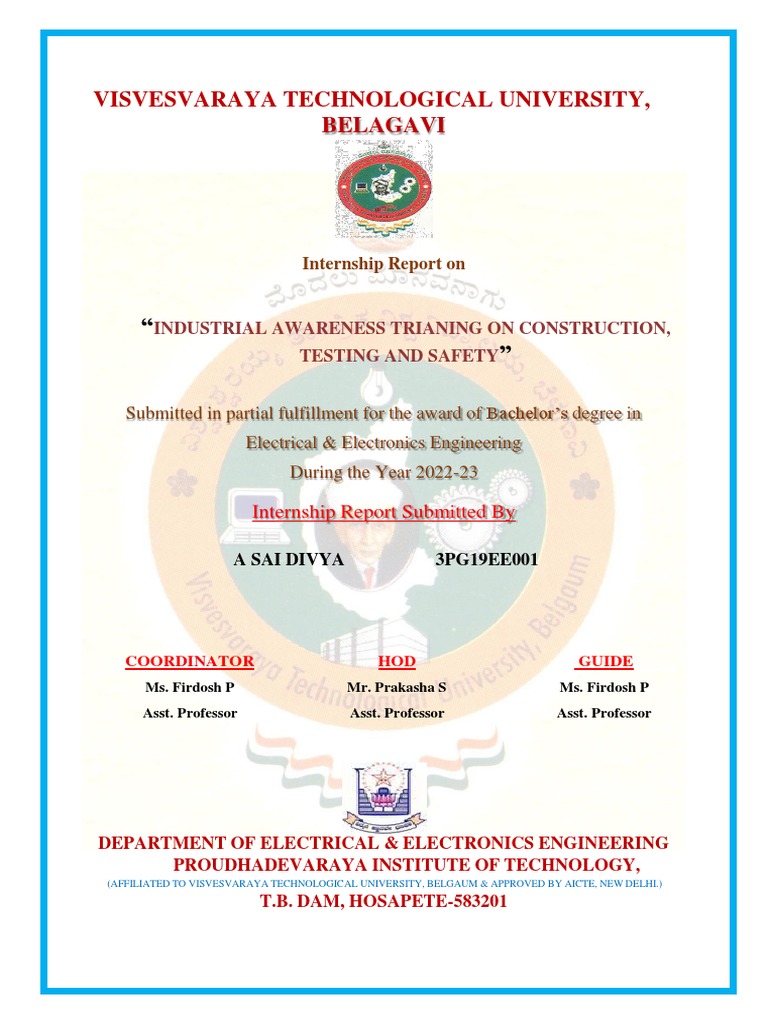 Internship Report PDF | PDF