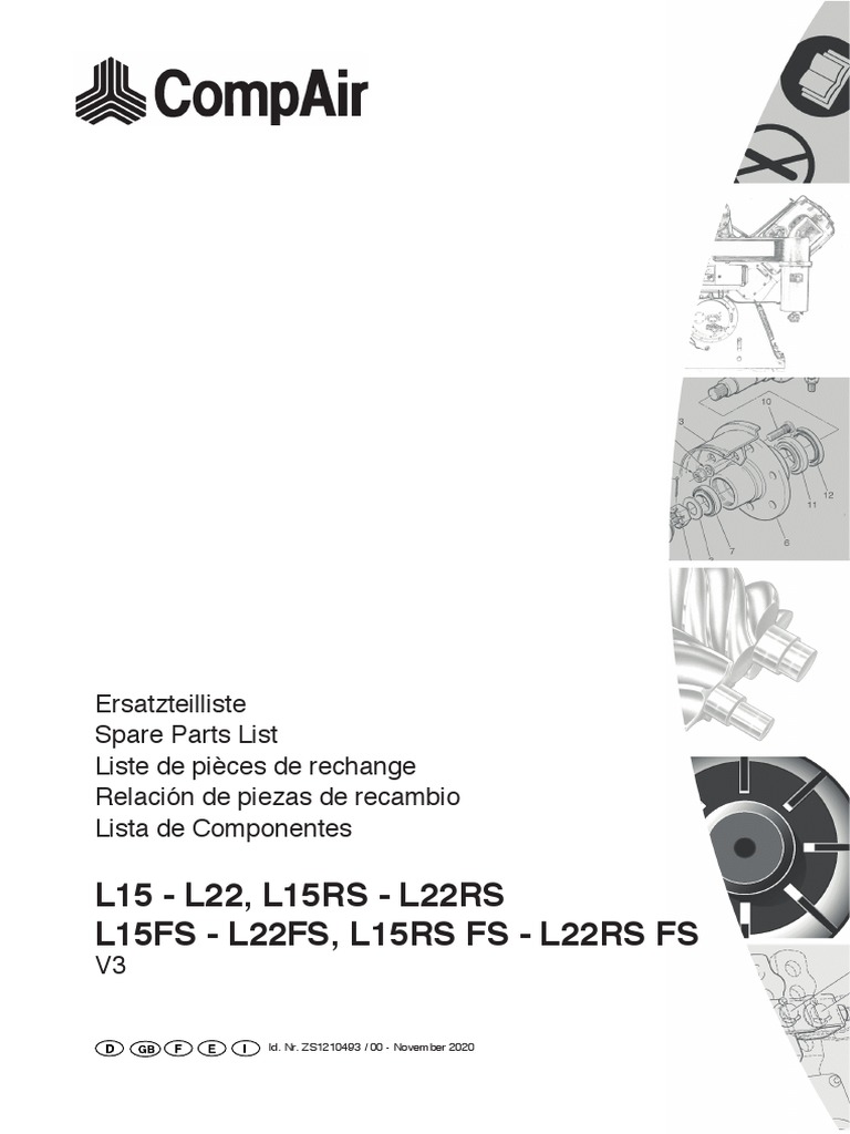 Compresor L15 Despiece de La Máqunina PDF | PDF