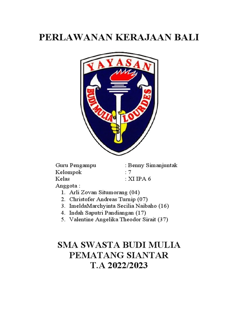 Perlawanan Kerajaan Bali terhadap Belanda | PDF