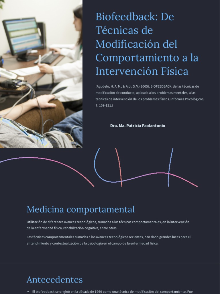 Biofeedback From Behavioral Modification Techniques To Physical Intervention | PDF | Desorden ...