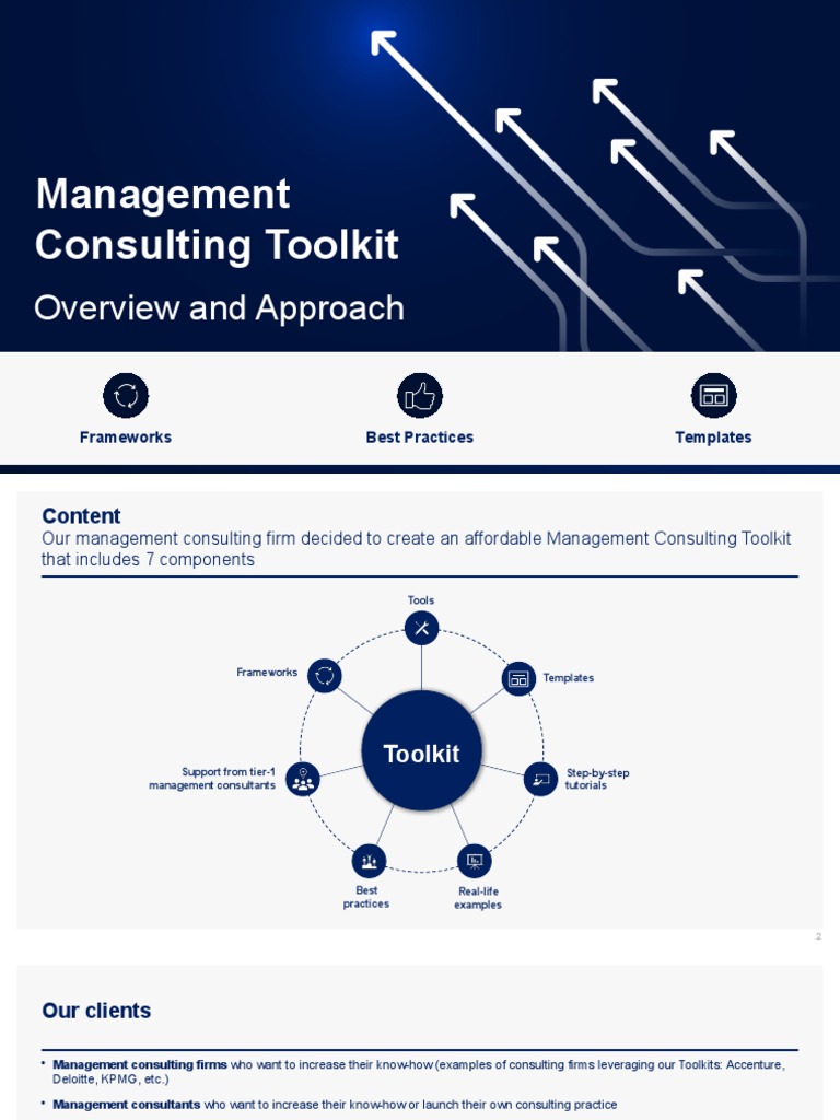 Management Consulting Toolkit - Overview and Approach | PDF