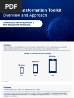 5. Change and Project Management Toolkit - Overview and Approach | PDF