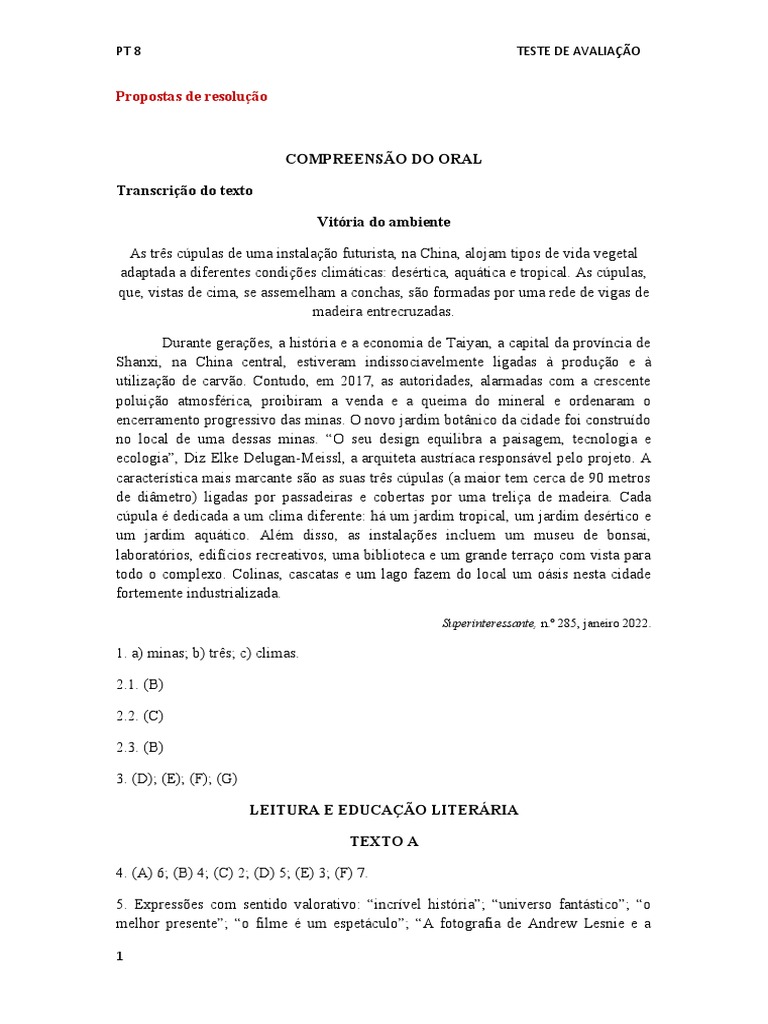 Ae pt8 Teste 2per Propostas Resolucao | PDF