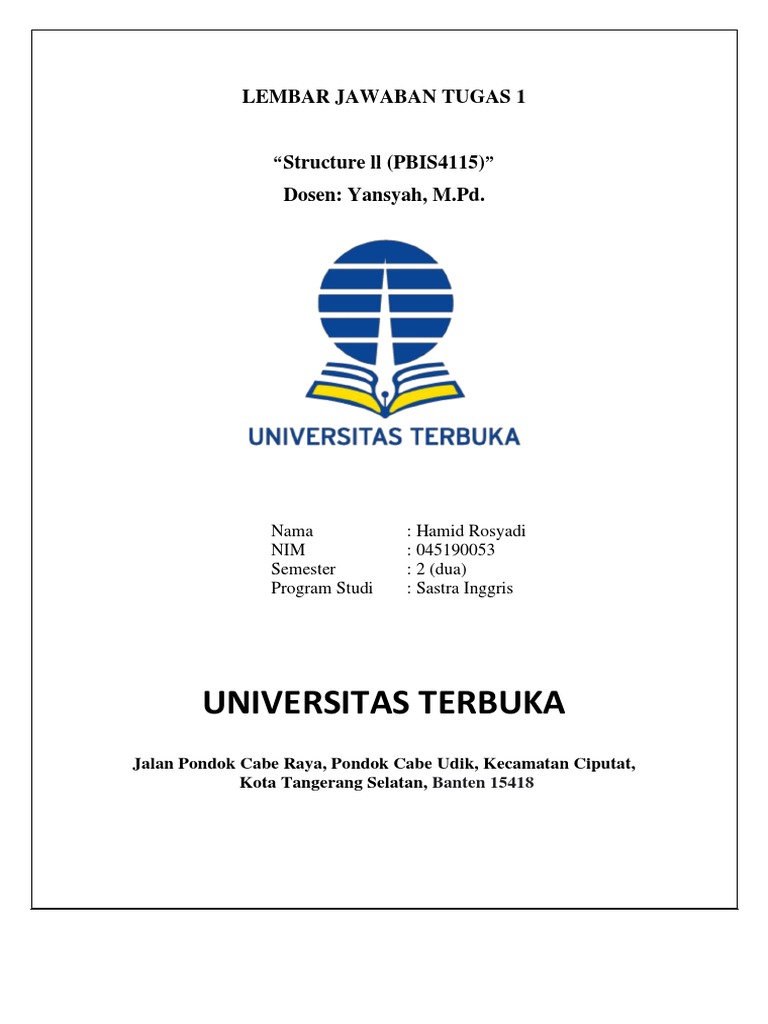 Tugas Structure 2 | PDF