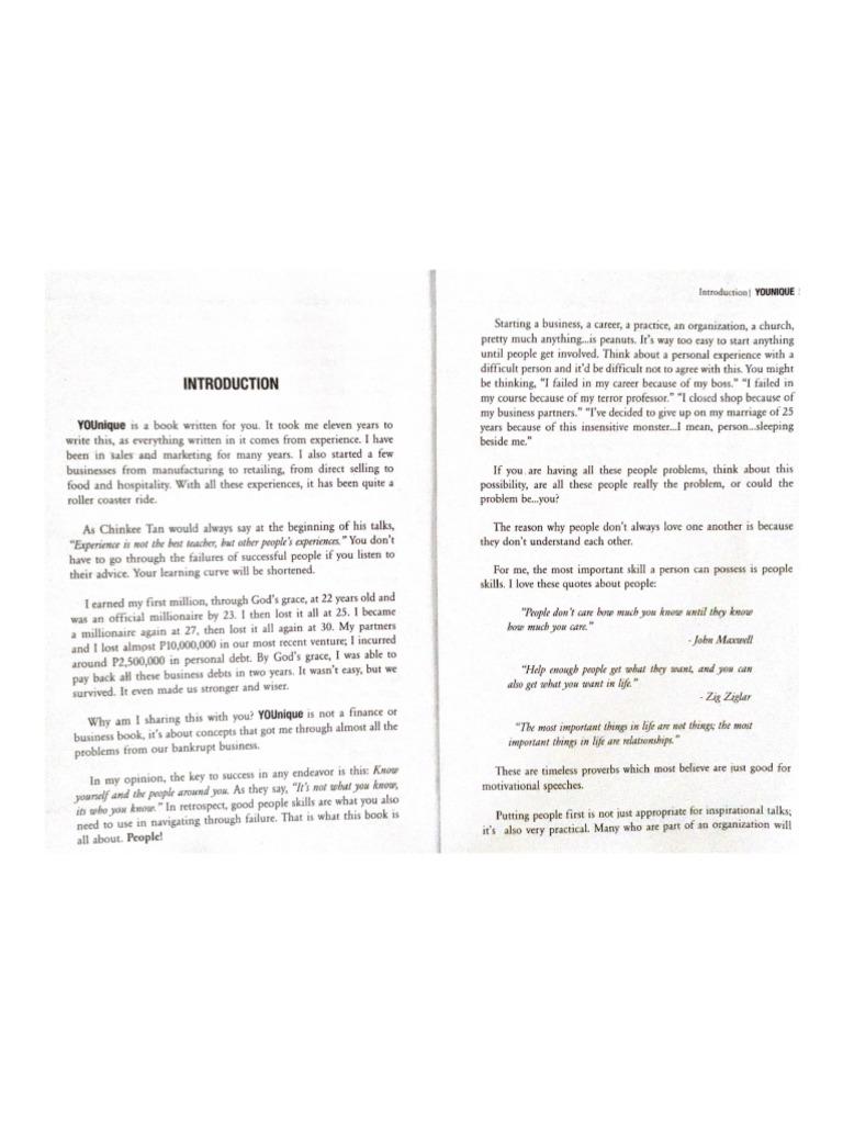 Younique Personality Test | PDF