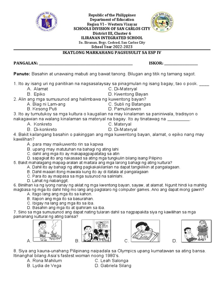 Q3-ESP4-PT Final | PDF