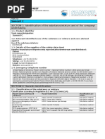 Relton New Rapid Tap SDS Summary | PDF | Dangerous Goods | Toxicity