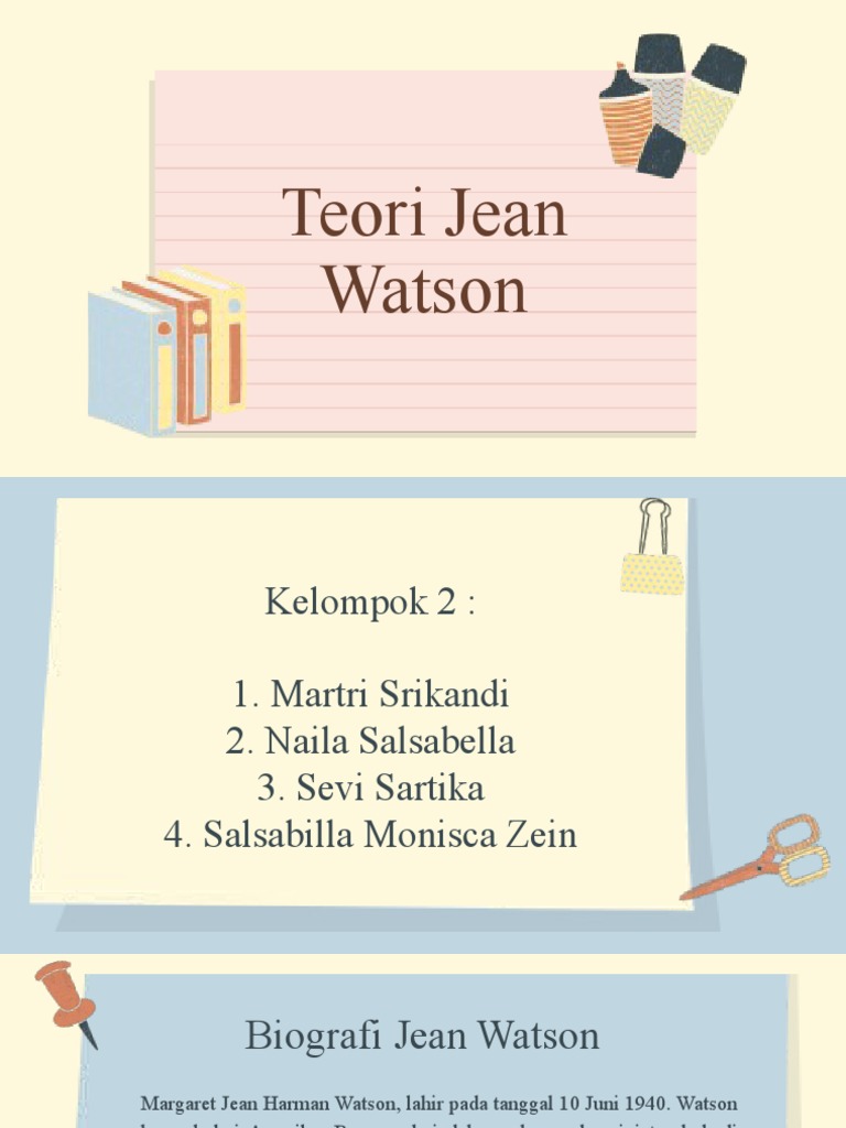 Teori Jean Watson Kelas 1B | PDF