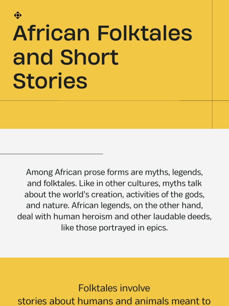 GRADE 8 - African Folktales and Short Stories PDF | PDF