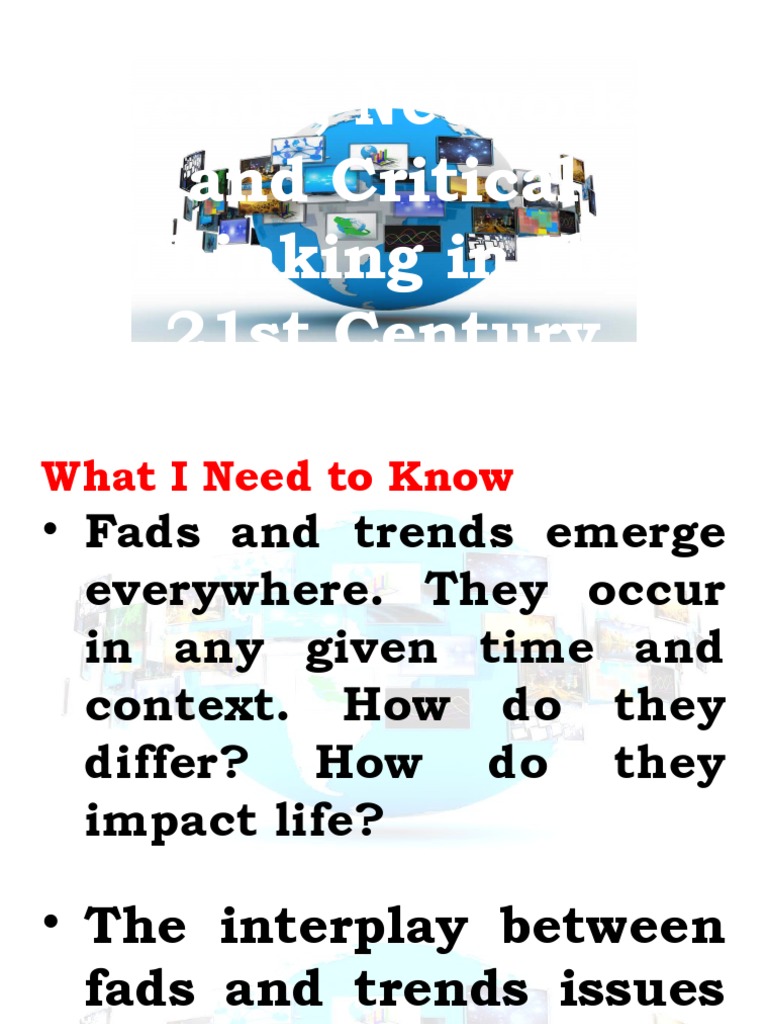 Lesson 1 Fads vs. Trends | PDF