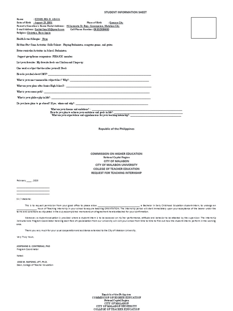 STUDENT-ACTIVITY-SHEET-1 | PDF