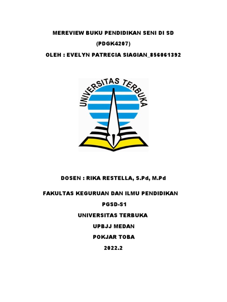 Tugas Tutorial 3 Pendidikan Seni Di SD | PDF