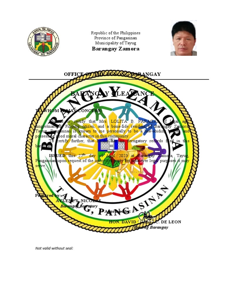 brgy.clearance.docx | PDF