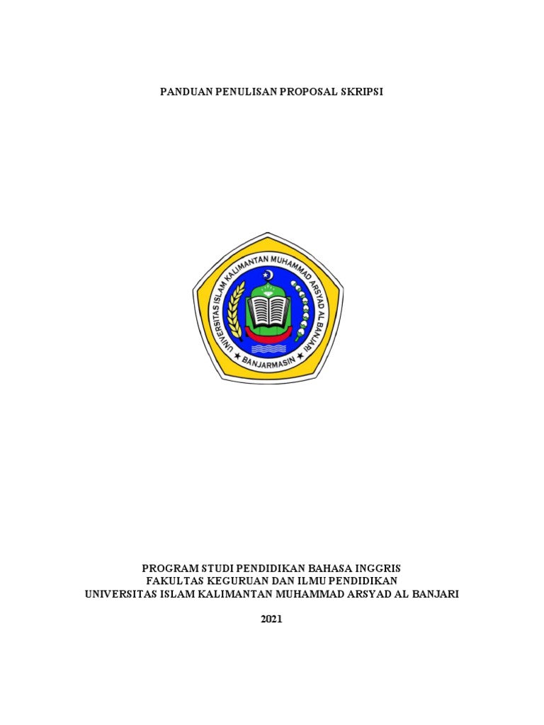 Panduan Penulisan Proposal Skripsi Revisi | PDF