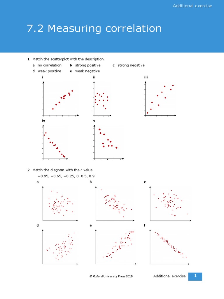 7.2 Calculating Correlation | PDF
