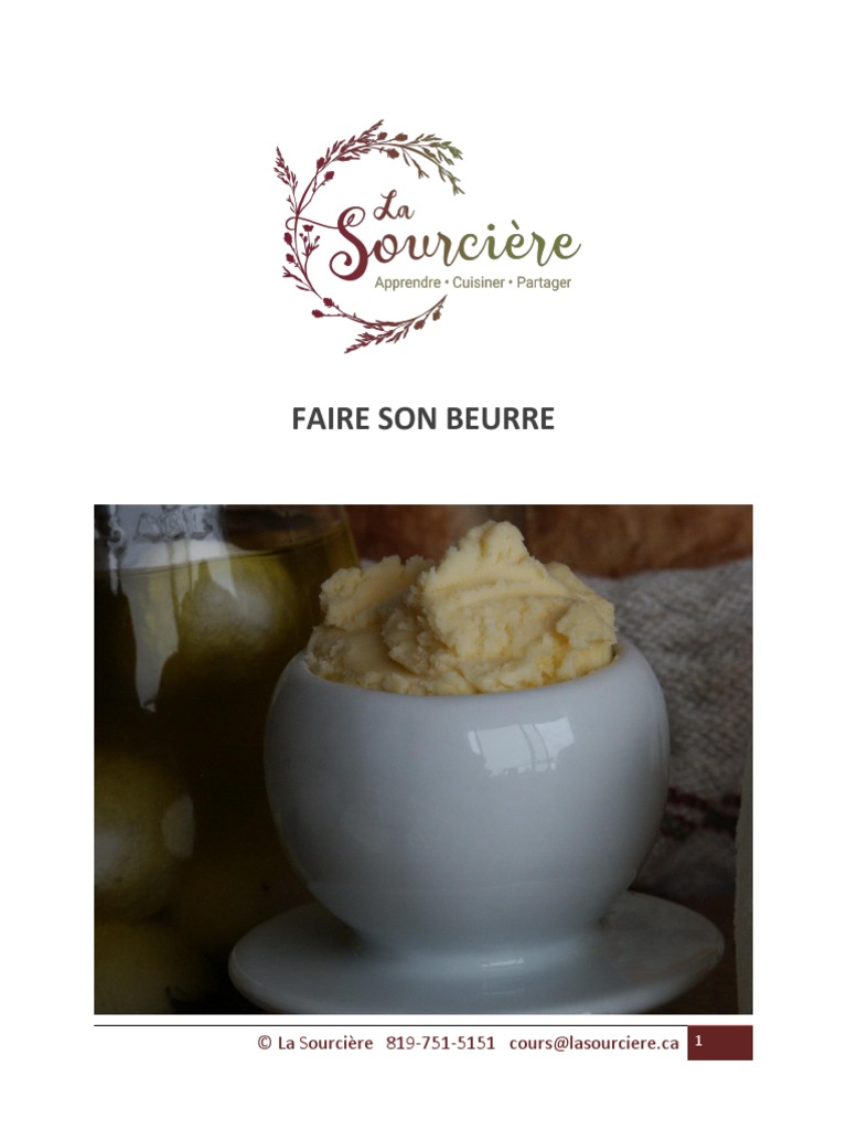 Faire Son Beurre | PDF | Beurre | Babeurre
