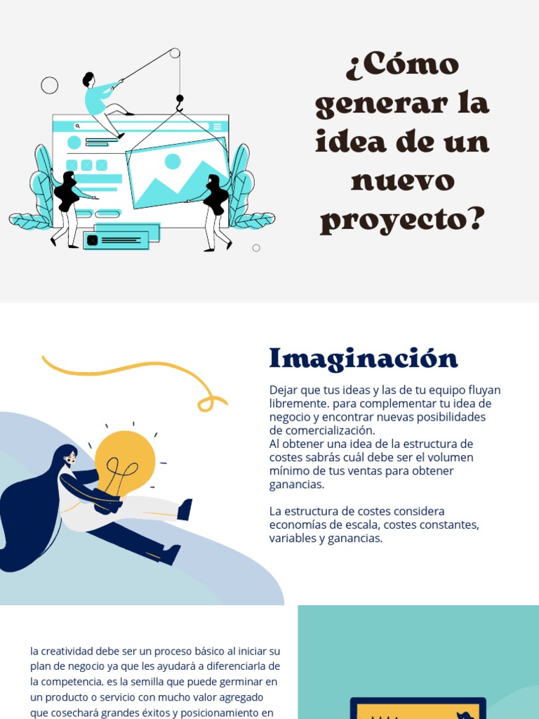 ¿Cómo generar la idea de un nuevo proyecto.pdf | PDF