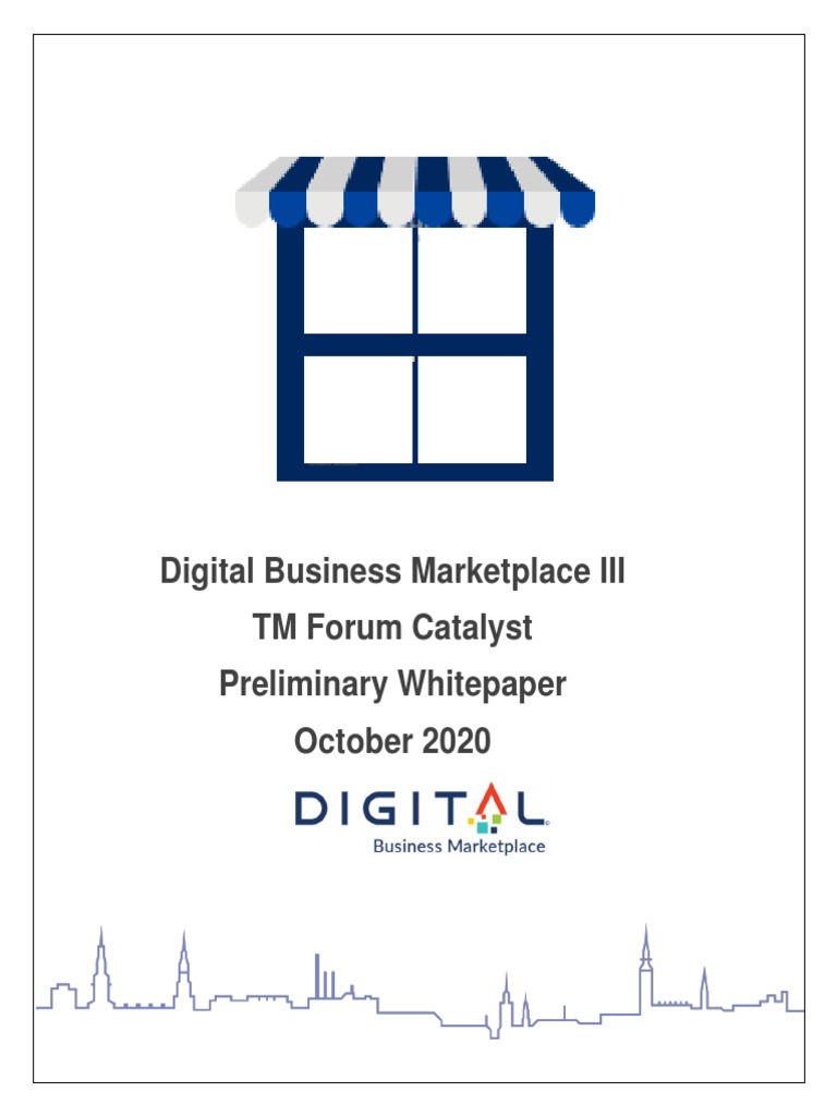 Digital Business Marketplace Catalyst - Whitepaper V1.1 PDF | PDF