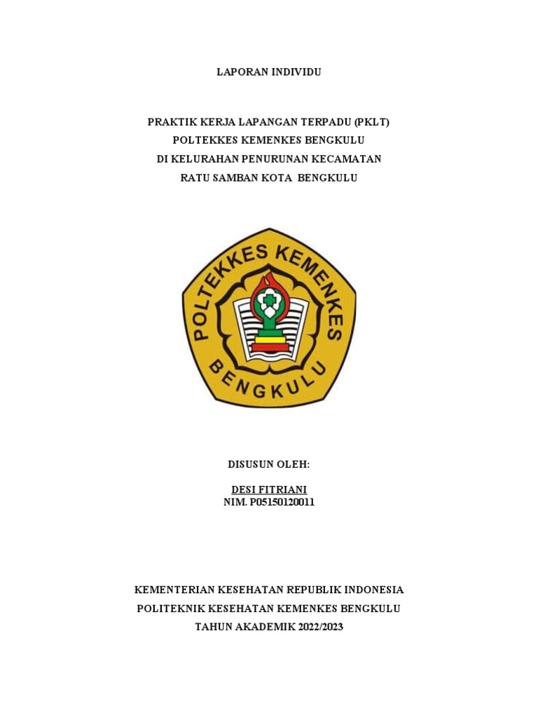 Laporan Individu PKLT | PDF