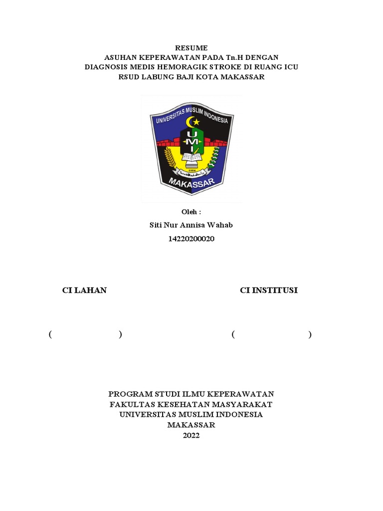 RESUME ICU Icaa | PDF