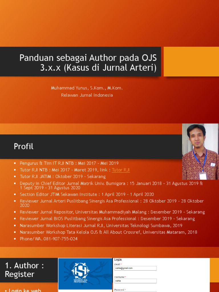 Panduan Submit Author OJS 3 | PDF