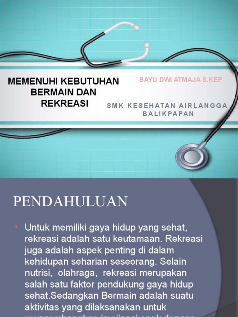 Bermain Dan Rekreasi | PDF
