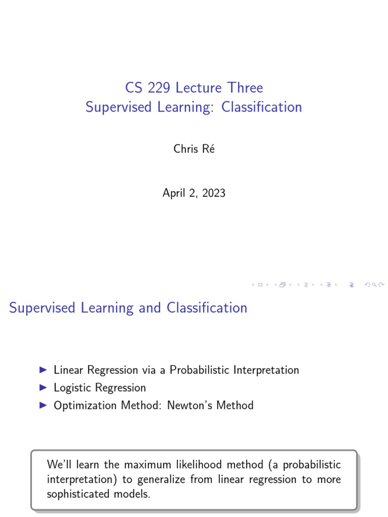 Supervised Learning: An Introduction to Classification Models | PDF