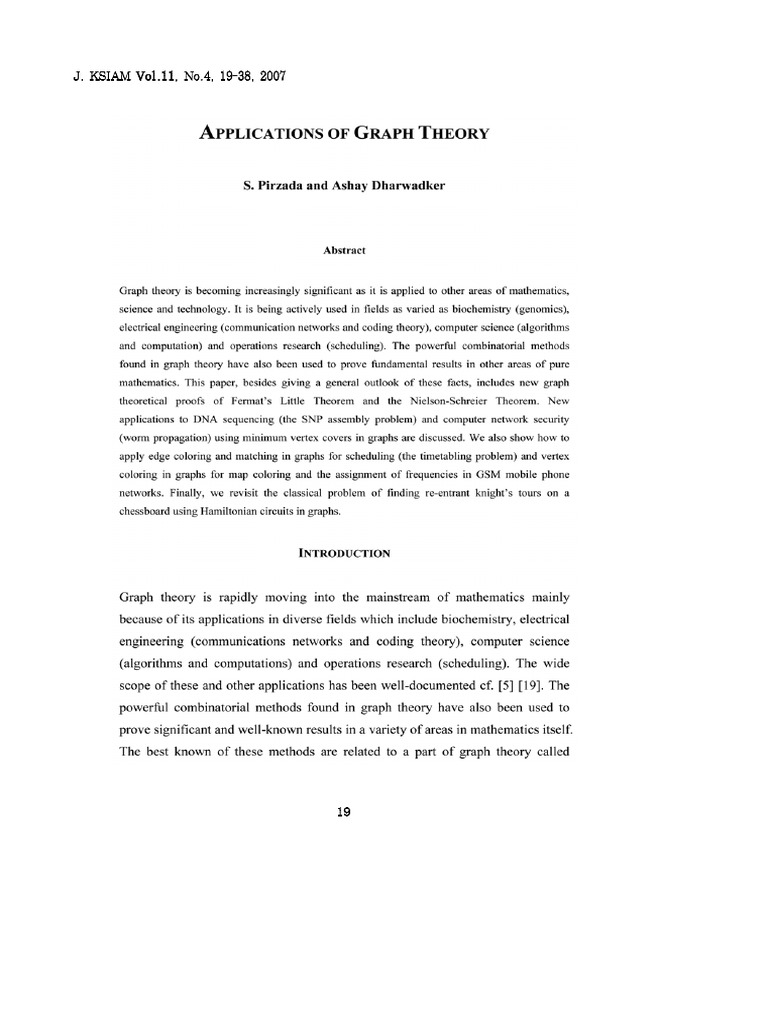Applications Of Graph Theory Pdf Pdf