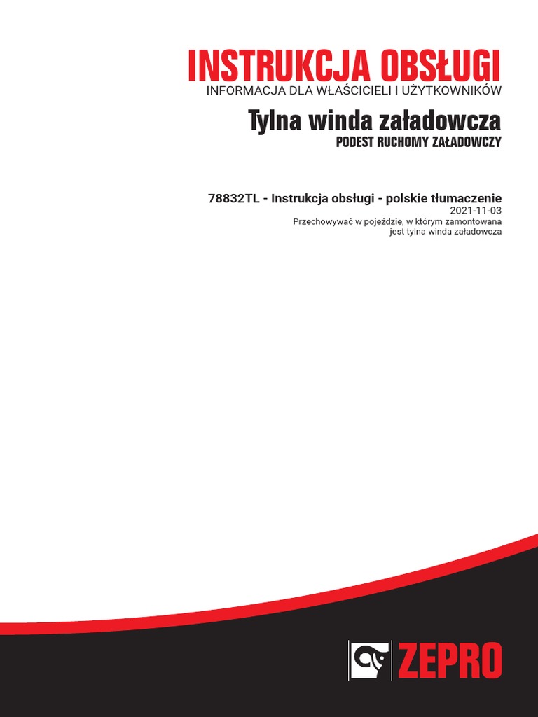 Zepro Instrukcja PDF | PDF