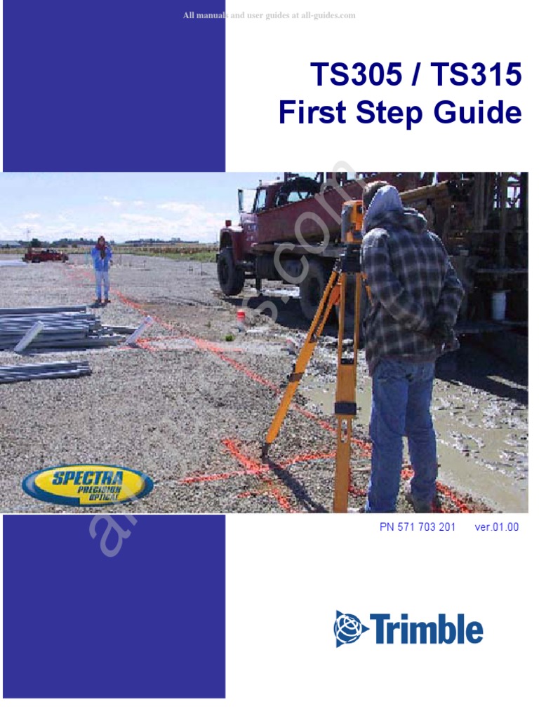 Trimble ts305 First Step Manual 20 | PDF
