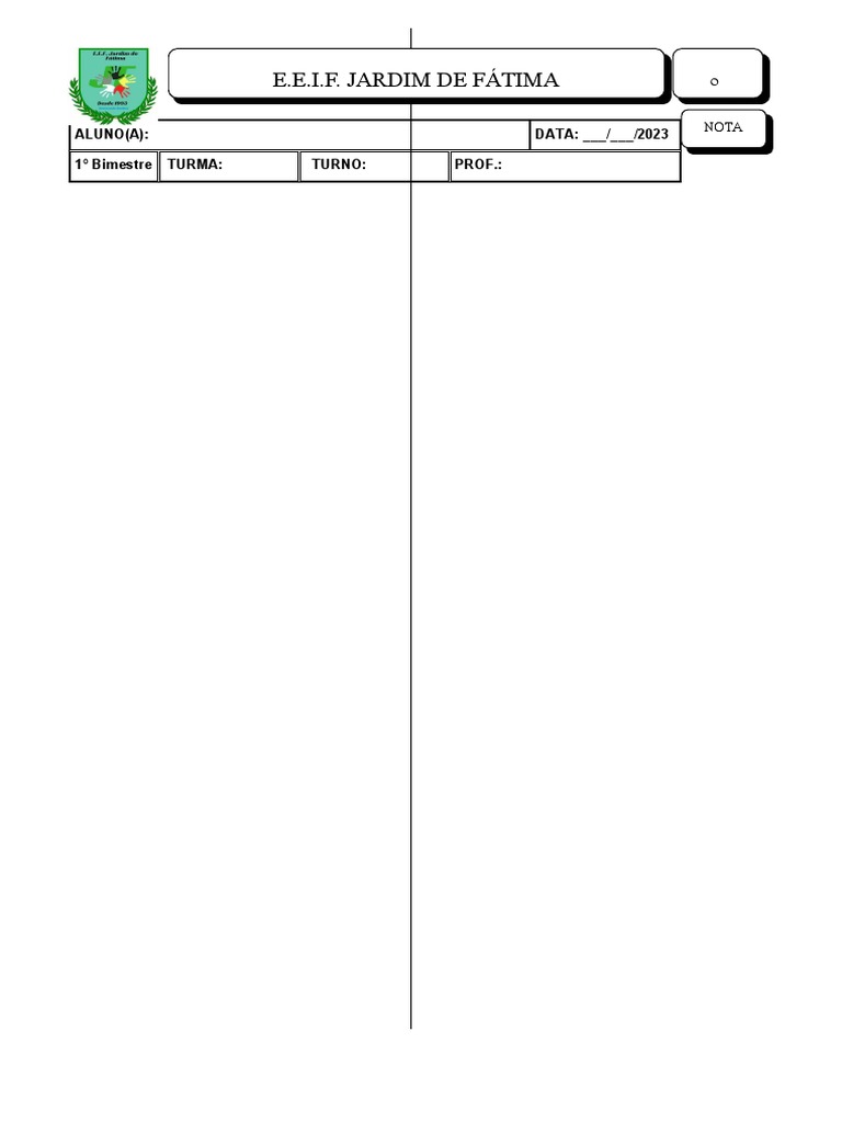 Modelo de Prova | PDF