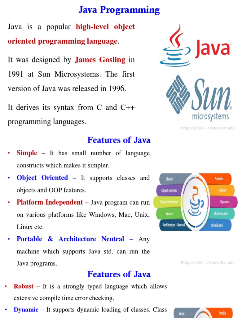 Java Notes1 PDF | PDF