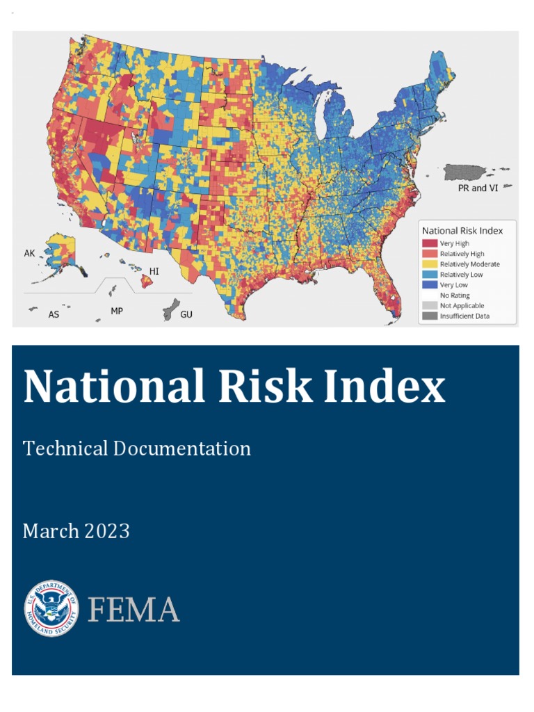 Fema - National Risk Index - Technical Documentation PDF | PDF