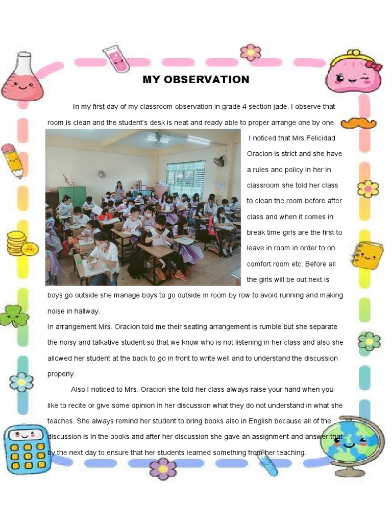 My Observation Day 1 | PDF