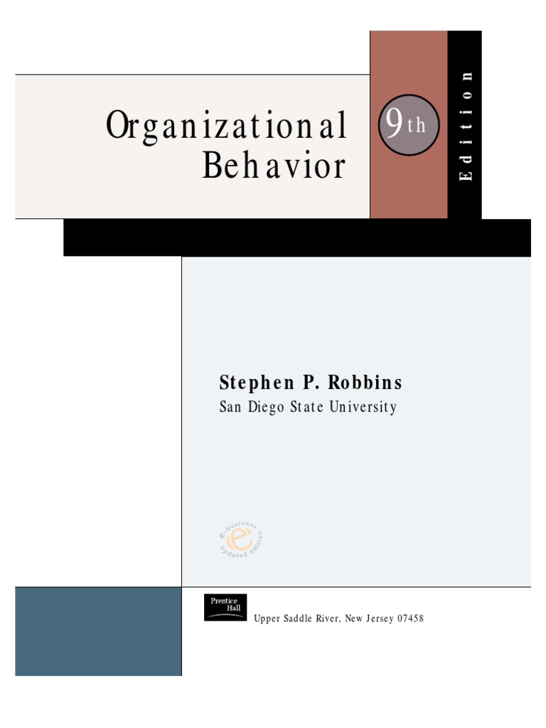 OB by Stephen P. Robbins | Electronic Business | Internet