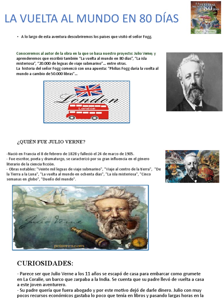 Ver 1o La Vuelta Al Mundo en 80 Dias | PDF | Julio Verne | Al rededor ...