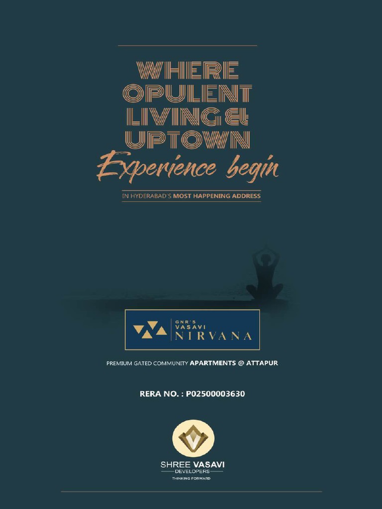 Vasavi Nirvana E-Brochure PDF | PDF