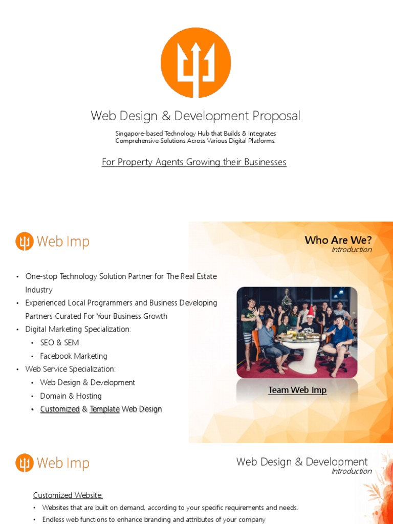 Comprehensive Web Design and Development Proposal for Real Estate ...