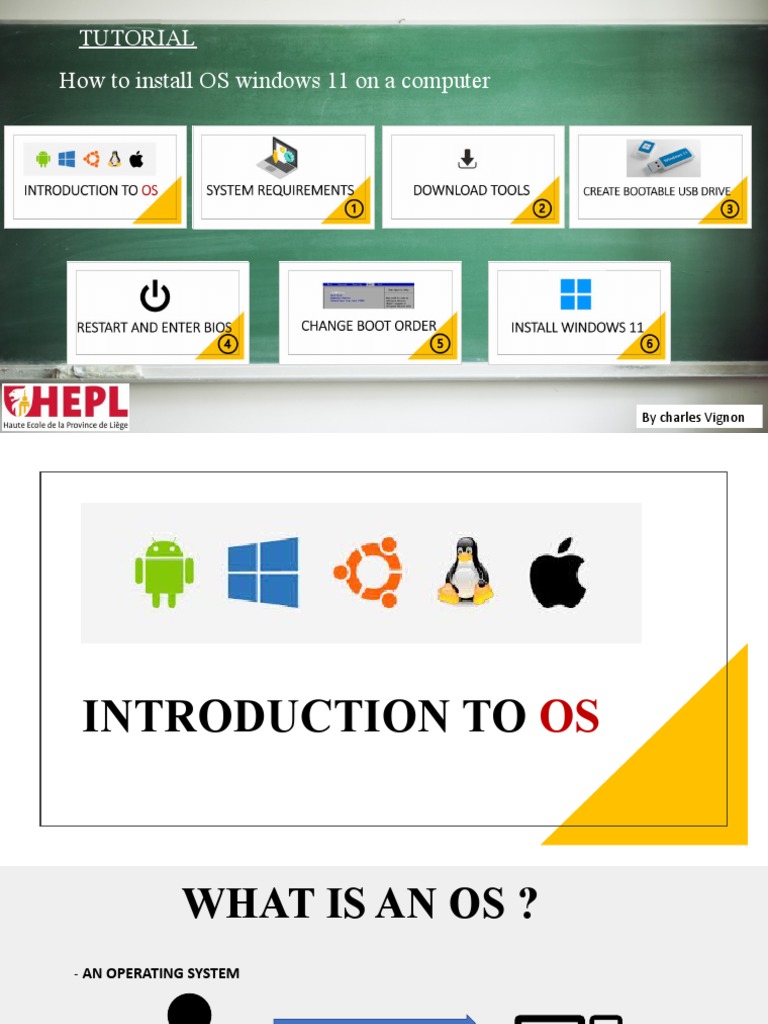 How To Install OS Windows 11 On A | PDF